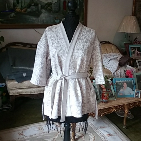 H by Halston | Jackets & Coats | H By Halston Kimono Style Cardigan ...